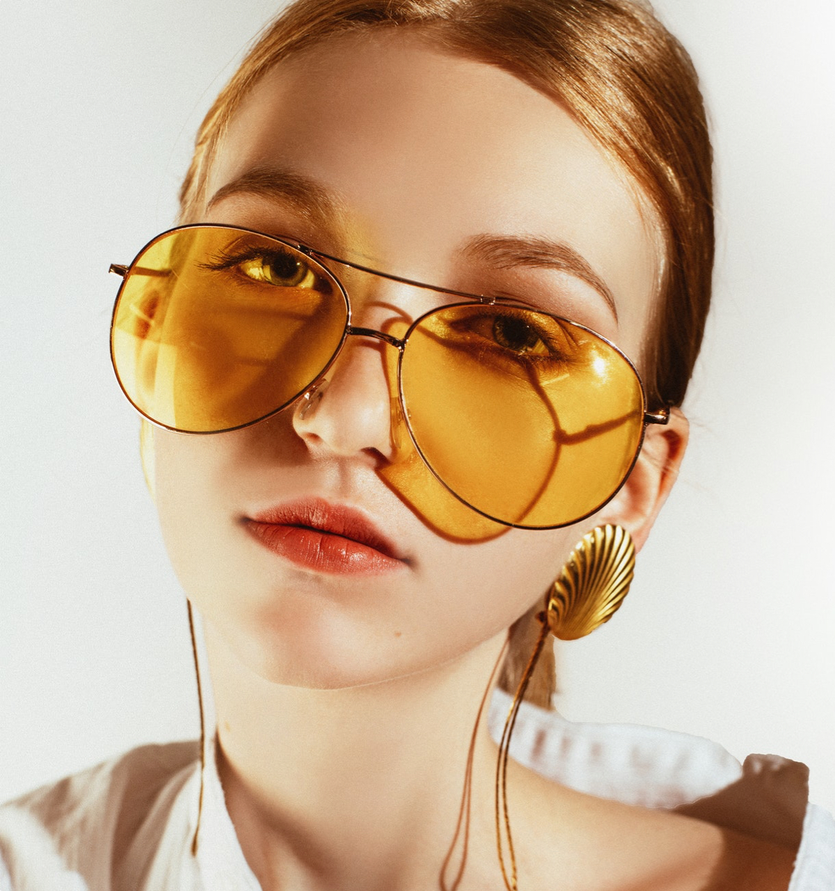 Bold Rim Double Bridge Wayfarer Sunglasses Bamboo Temple