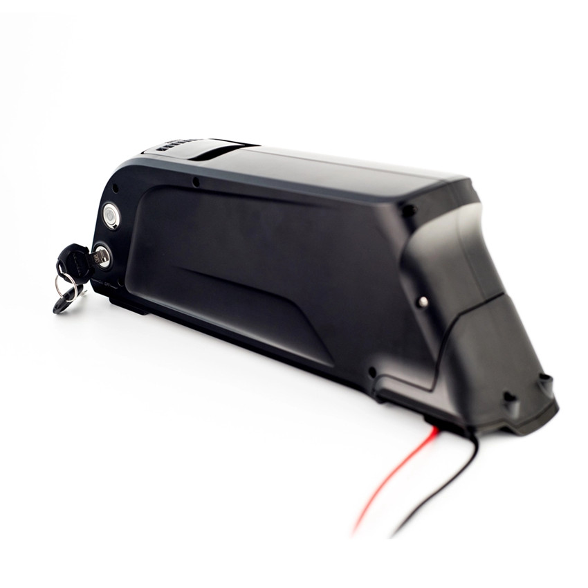 36v 13Ah li-ion rechargeable ebike downtube battery pack with dolphin ...