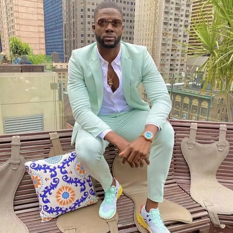 Griffith Sage Notched Lapel Prom Men Suits