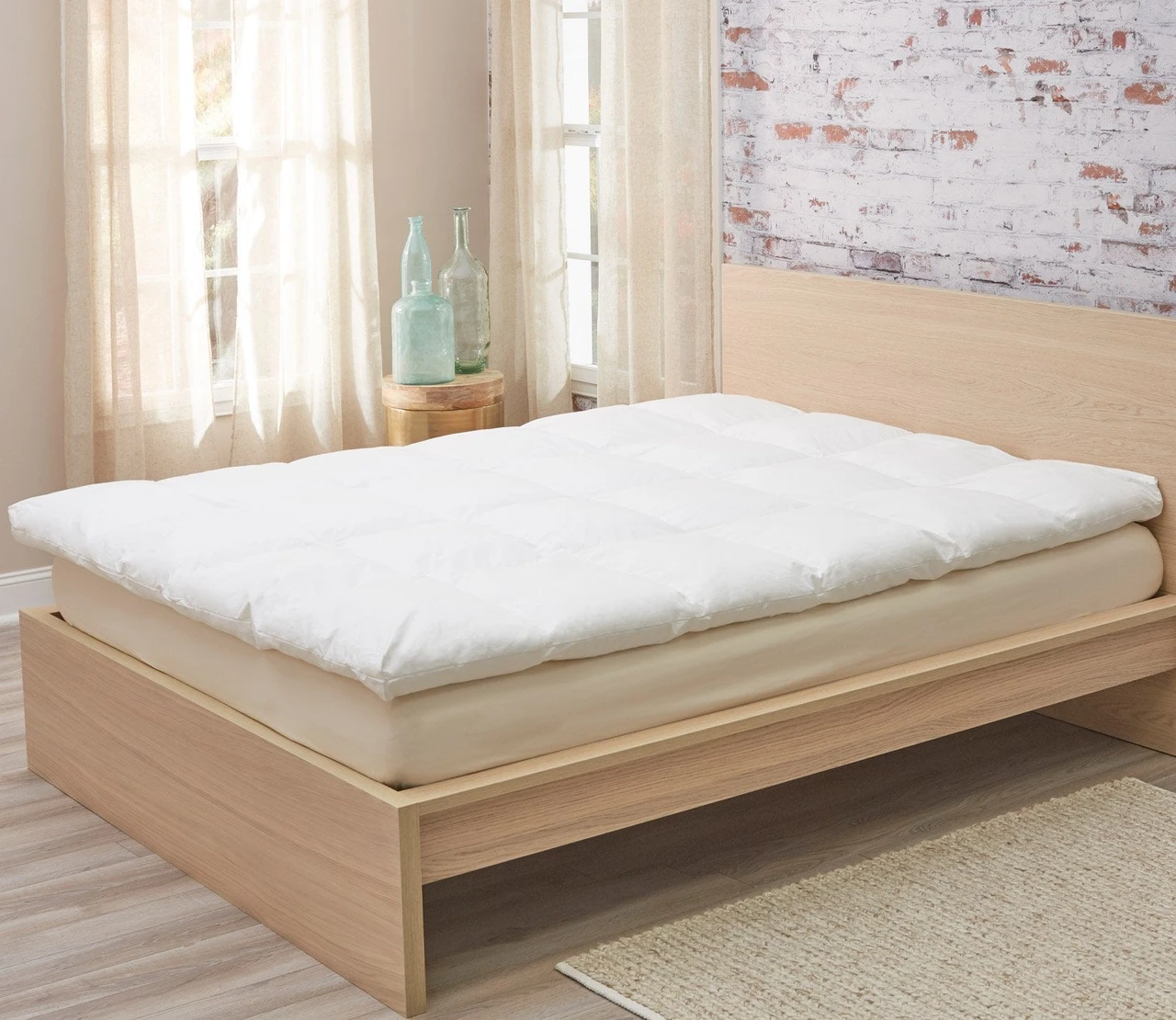 Down Decor Down Alternative Fiber Bed Topper