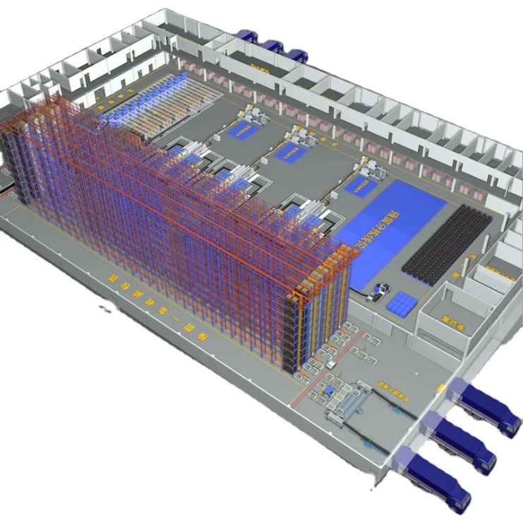 Customized Drive in AS/RS Stacker Crane for Smart Warehouse Storage ...